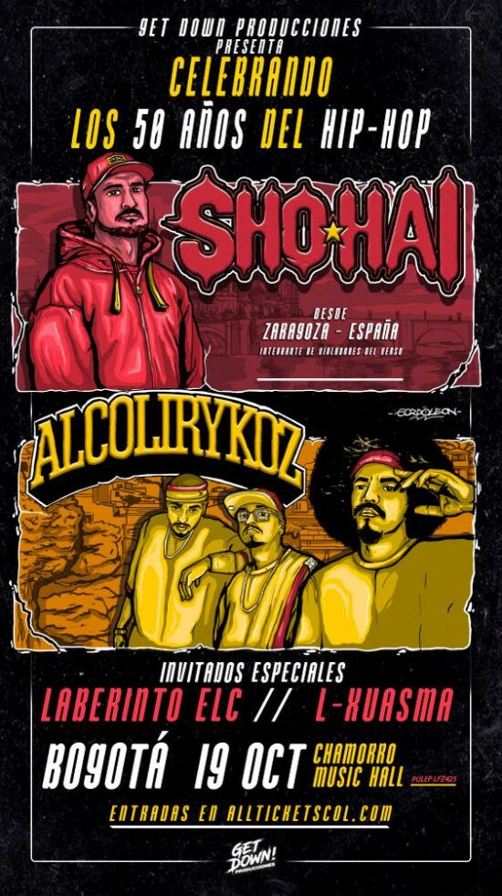 SHO HAI & Alcolirykoz Celebran los 50 Años del Hip Hop en Colombia"